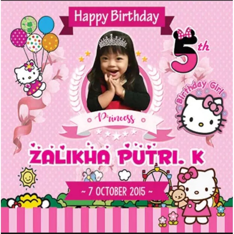 Jual DESAIN/BANNER ULTAH/SPANDUK 1X1 | Shopee Indonesia