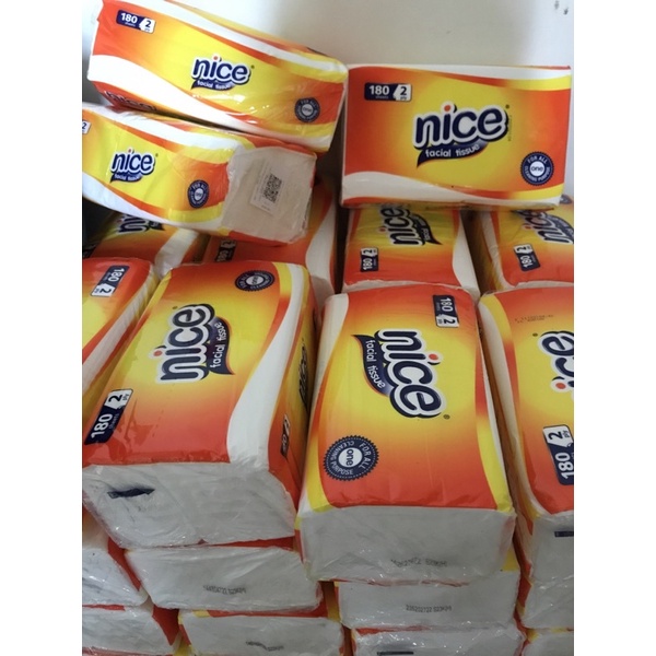 Jual Tissue Nice 180 Sheets 2ply Facial Tissue | Shopee Indonesia