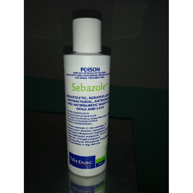 Jual SHAMPO SEBAZOLE-SAMPO SEBAZOLE 250ML-VIRBAC SEBAZOLE-SHAMPO ...