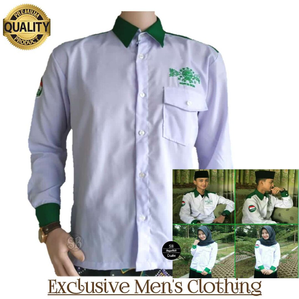 Jual Baju koko - kemeja bordir NU dan hari santri HSN | Shopee Indonesia