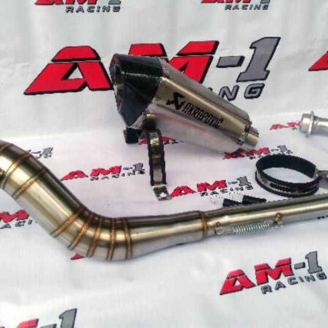 Jual Knalpot Racing Akrapovic Short New R15 V2 V3 Vva Vixion Nva Nvl R ...
