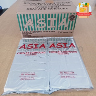 Jual ASIA Baking Chocolate / Coklat Compound / Coklat Manis Batang 1kg ...
