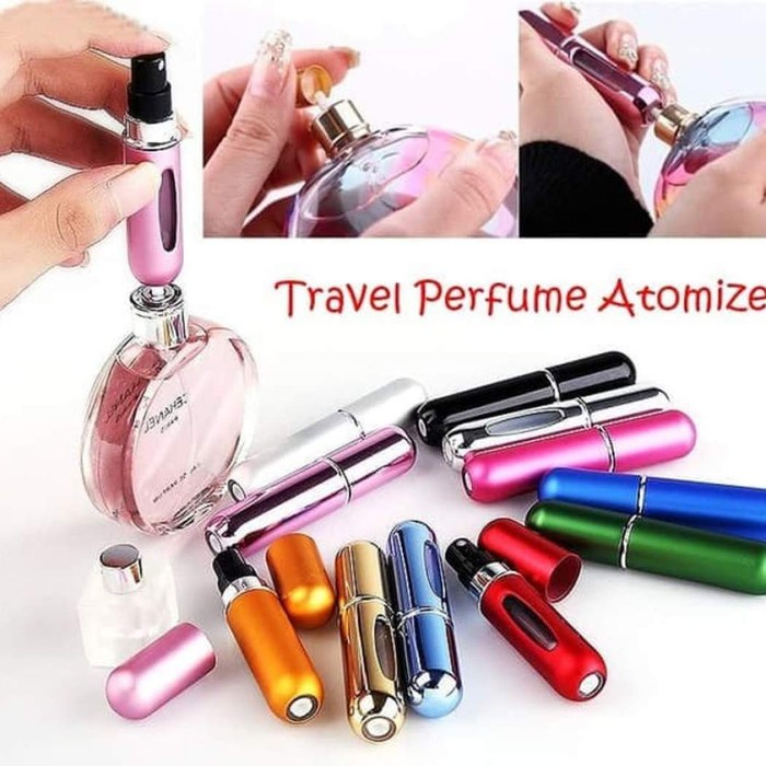 Jual Botol Parfum Travel Refillable Atomizer Size 5ml Spray Refill ...