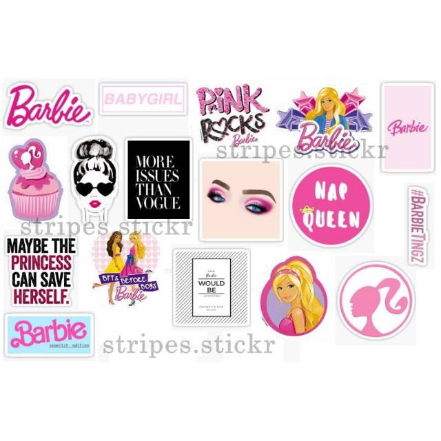 Jual Barbie sticker pack | Shopee Indonesia
