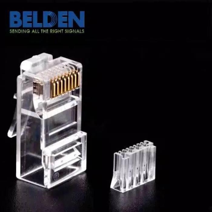 Jual Konektor Connector BELDEN Cat6 Cat 6 RJ45 Male Plug AP700008 ...