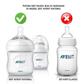 DOT UNTUK PHILIPS AVENT NATURAL FEEDING NIPPLE OEM / DOT AVENT / DOT ...