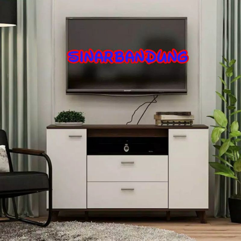 SB 121 BUFFET PUTIH ARSEN / BUFFET TV MINIMALIS / STANDING BUFFET SERBA ...