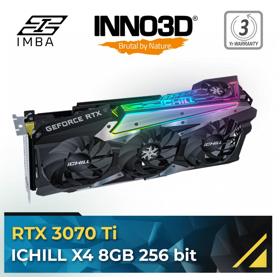 Jual INNO3D RTX 3070 Ti ICHILL X4 8GB GDDR6X 256 bit [GPU] | Shopee ...