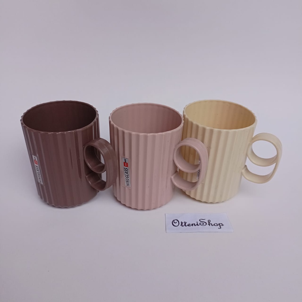 Jual Gelas minum plastik redbox nine glass warna wadah tebal teh kopi ...