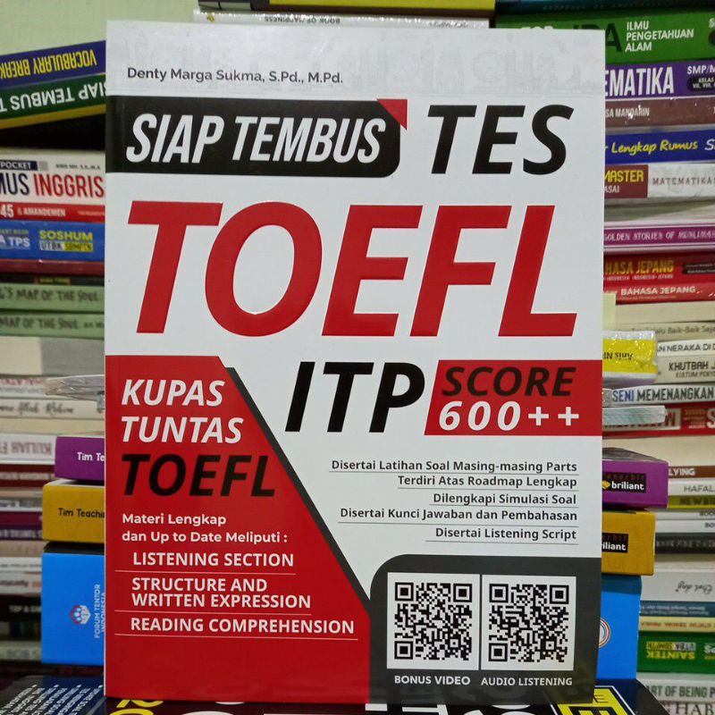Jual buku SIAP TEMBUS TES TOEFL ITP SCORE 600++ | Shopee Indonesia Jual buku SIAP TEMBUS TES TOEFL ITP SCORE 600++ | Shopee Indonesia