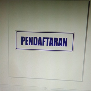 Jual STIKER PENDAFTARAN | Shopee Indonesia