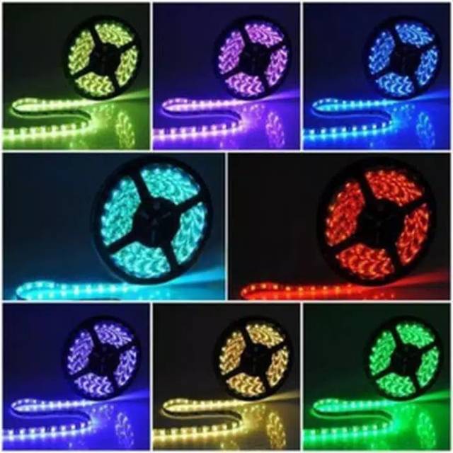 Jual Lampu LED Strip Roll 5 Meter 3825 Mata Kecil 24V 24 volt TERBAIK ...