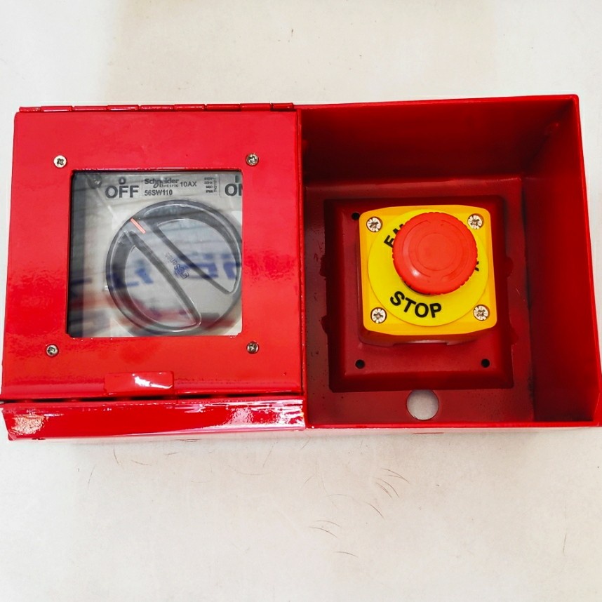 Jual Loto Box horizontal / Safety Device Heavy Duty set. coating paint ...