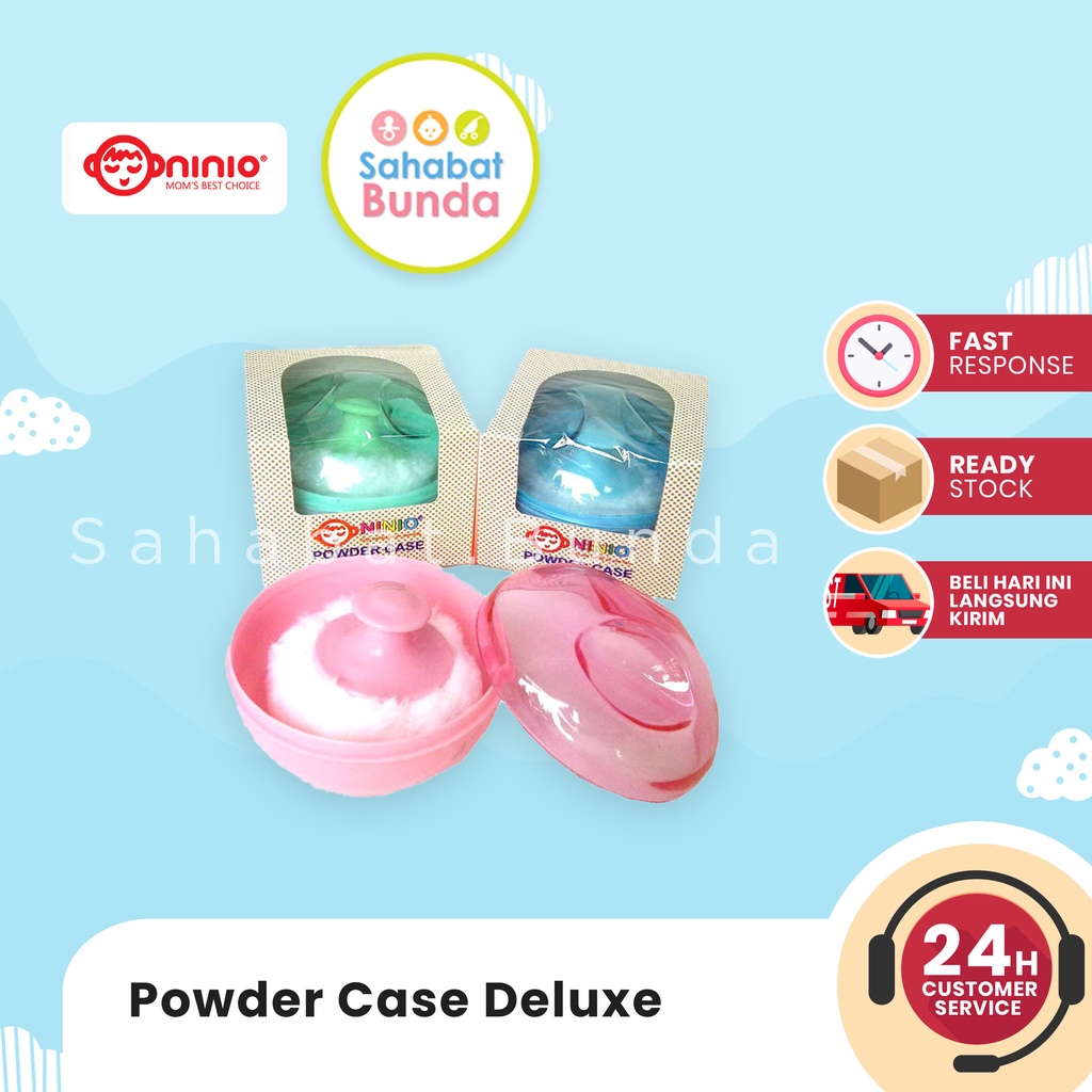 Jual NINIO Tempat Bedak Bayi Baby Powder Case | Shopee Indonesia