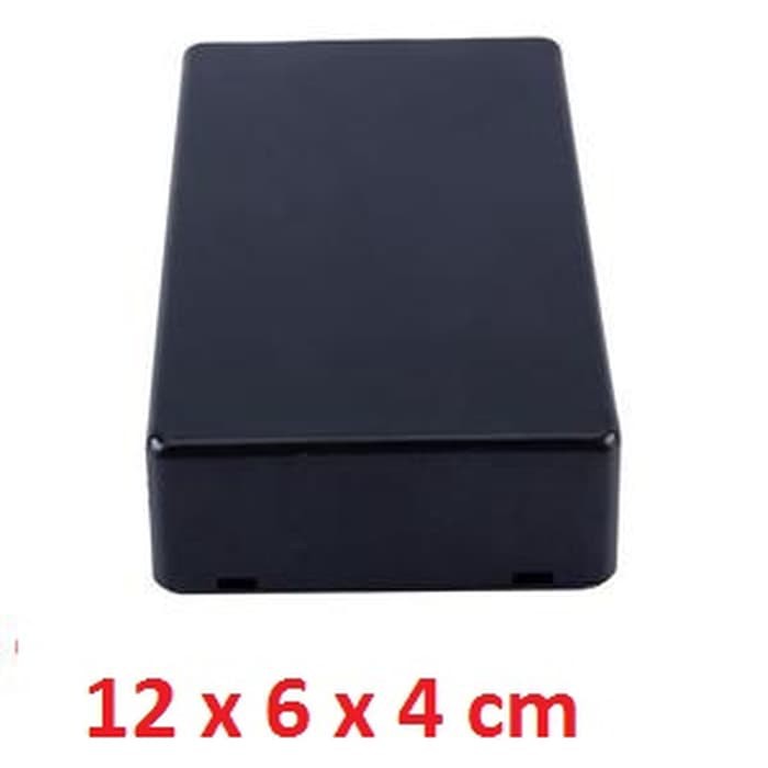 Jual Box Plastik / Kotak Plastik Hitam 12 X 6 X 4 Cm Box Casing Driver ...