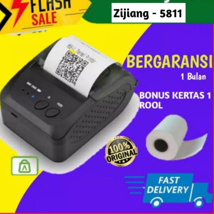 Jual Produk JKQG9 Printer Bluetooth USB mini portable thermal all in one kasir murah Asli Ori ...