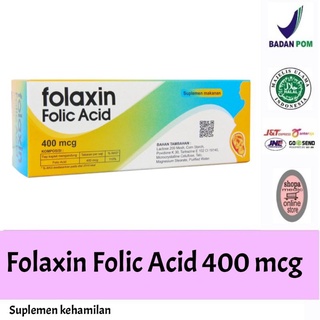 Jual Folaxin - Suplemen kehamilan ( isi : 1 Box, 10 Strip @ 10 kaplet ...