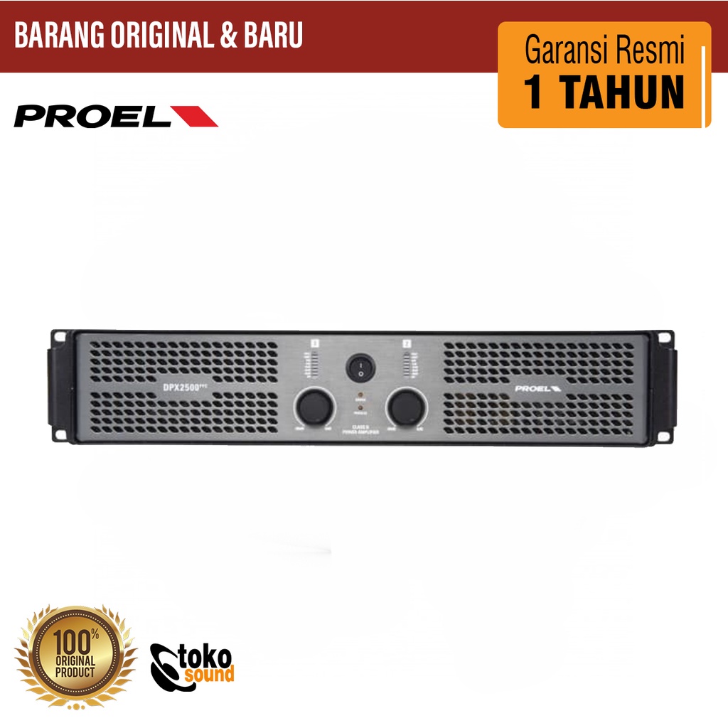Jual PROEL DPX 2500PFC - POWER AMPLIFIER CLASS D 2x1250W PFC | Shopee ...