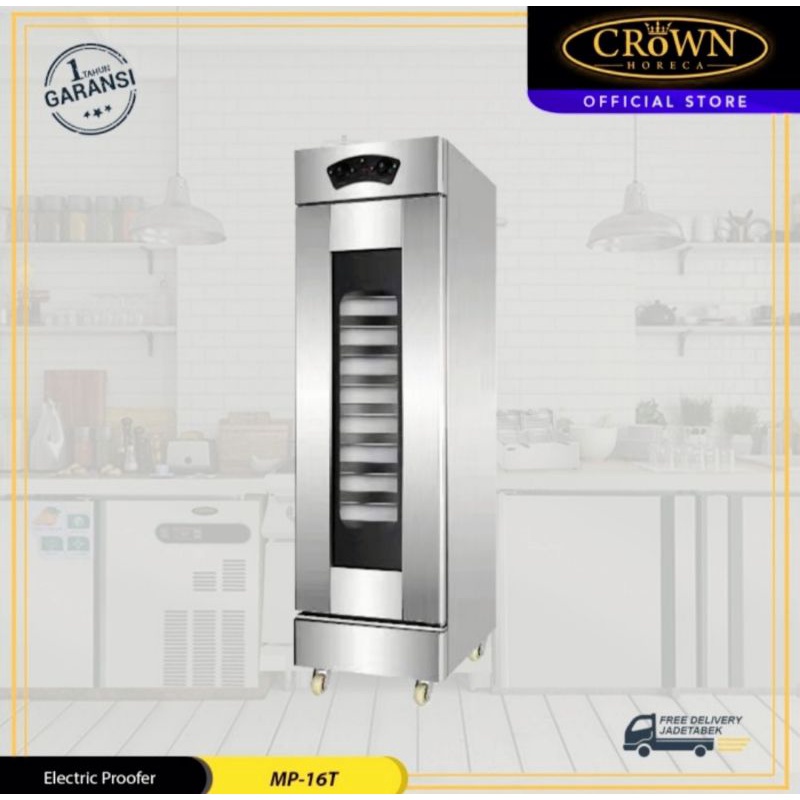Jual CROWN HORECA MP16T Manual Electric Bread Proofer Mesin Roti 16 Tray 1600 Watt MP 16T ...