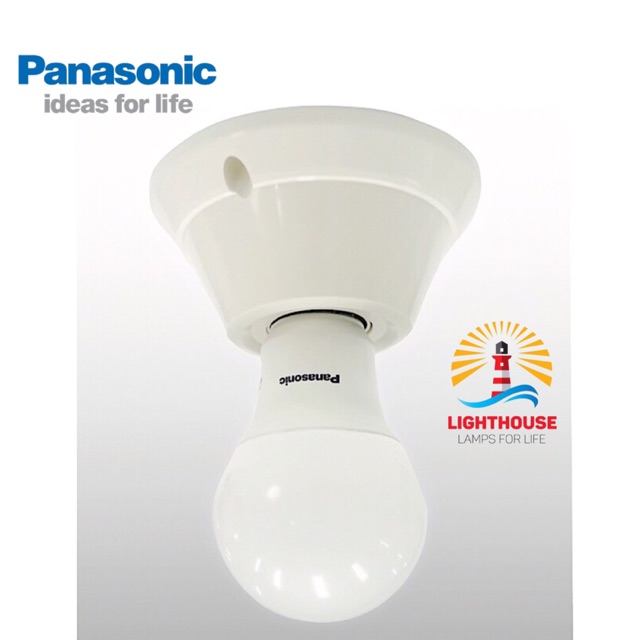 Jual Fitting Lampu Panasonic NLP 52201 52202 Fiting Plafon Segi Bulat ...