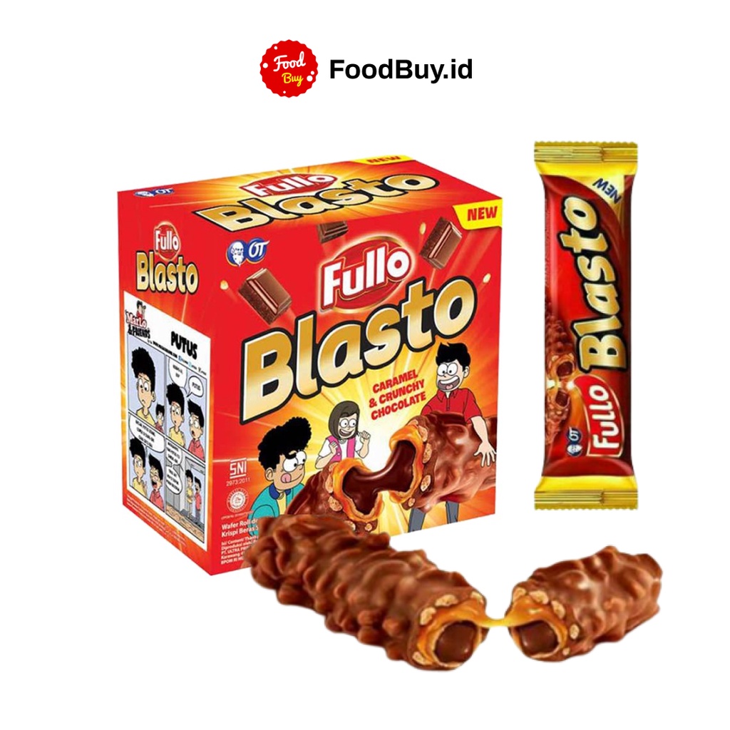 Jual Fullo Blasto Caramel & Crunchy Chocolate 15 gr | Shopee Indonesia