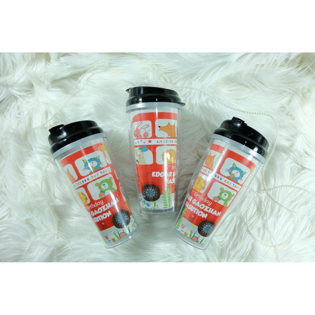 Jual Tumbler Plastik Gambar Custom | Shopee Indonesia