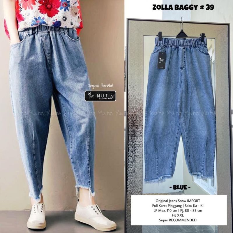 Jual ORIGINAL Zolla Baggy #39 bahan Original Jeans Import Quality bisa Cash On Delivery (COD ...