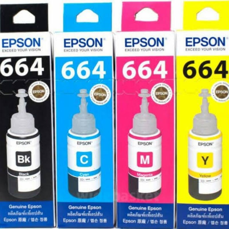 Jual Tinta Printer Epson 664 Original Premium | Shopee Indonesia