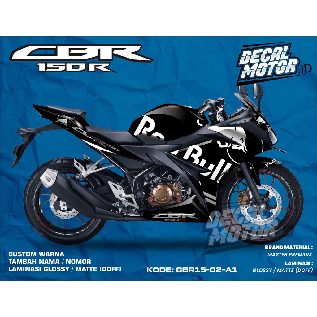 Jual Sticker Decal CBR 150 R Full Body Banteng - Sticker Decal Full Body CBR 150 R New Desain ...