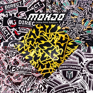 Jual Cetak Label Sticker Potong Putus Die Cut Ukuran Custom Desain Anti ...