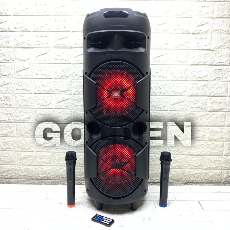 Jual Speaker Portable Wireless JDL QVB 8 Original Double 8 inch ...