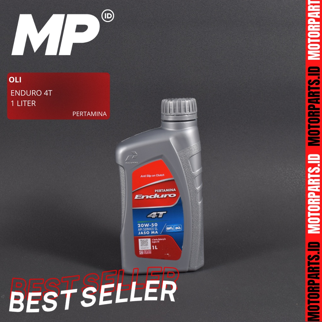 Jual Oli Mesin Motor Enduro 4T 1 Liter 20W-50 Original | Oli Pertamina 1l Indonesia|Shopee Indonesia