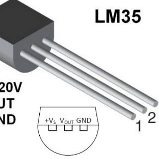 Jual LM35 Sensor Suhu LM 35 Modul Sensor Pengukur Suhu Temperature ...