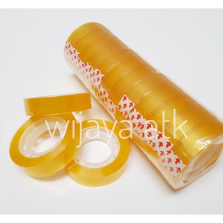 Jual SOLASI BENING KECIL ISOLASI SELOTIP ROLL KECIL 12mm x 25 Yard ...