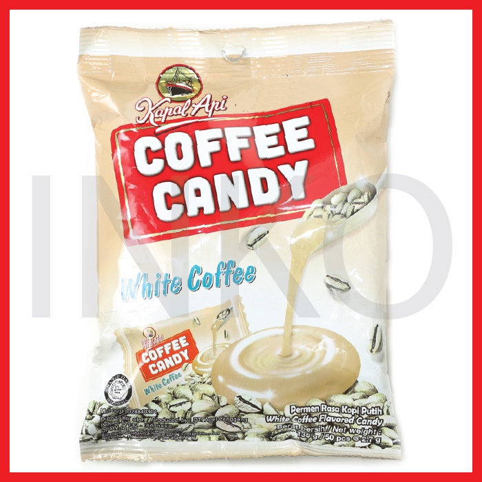 Jual KAPAL API COFFEE CANDY WHITE COFFEE 50X2.7GR | Shopee Indonesia
