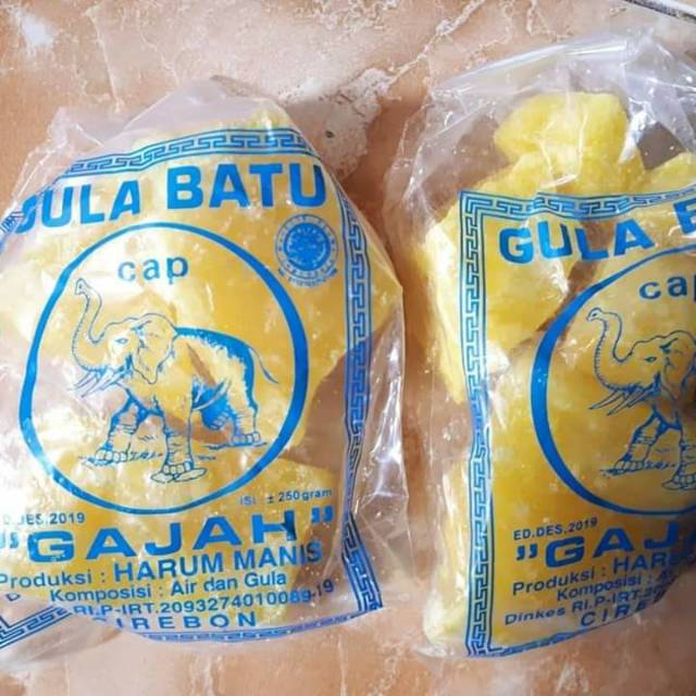 Gula batu kuning Cap Gajah 1KG | Shopee Indonesia