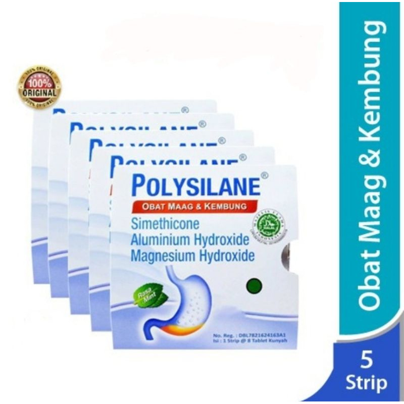 Jual Polysilane Tablet Obat Maag Kunyah | Shopee Indonesia