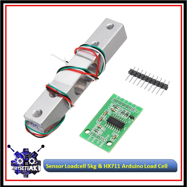 Jual Sensor Loadcell 5kg & HX711 Arduino Load Cell | Shopee Indonesia