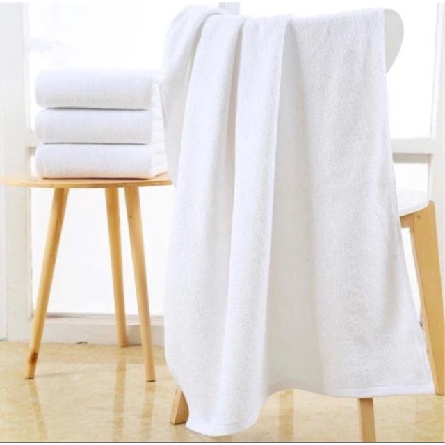 Jual Handuk mandi putih hotel wonderful wf 60x120 tebal & serap ...