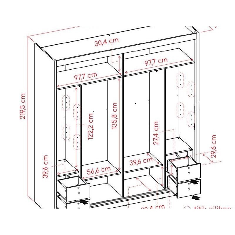 Jual lemari costum bahan HPL / polywood minimalis 1 / 2 / 3 pintu ...