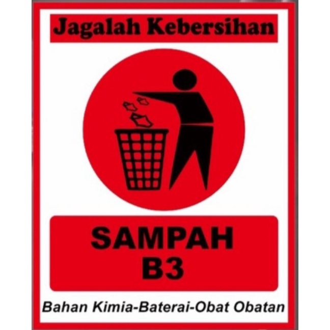 Jual STIKER SAMPAH B3 | Shopee Indonesia