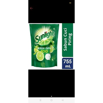 Jual Sunlight Lime Sabun Cuci Piring Jeruk Nipis 755 Ml | Shopee Indonesia