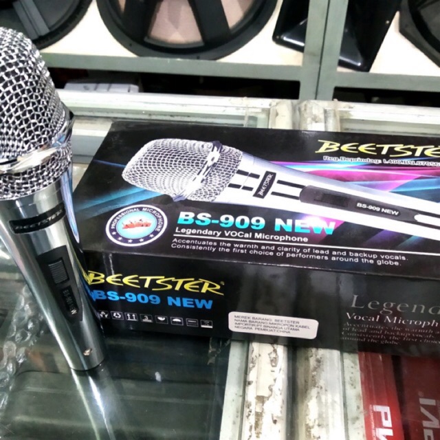 Jual Mic beetster bahan besi BS 909 new mikrofon berkabel / sony SN 909 ...