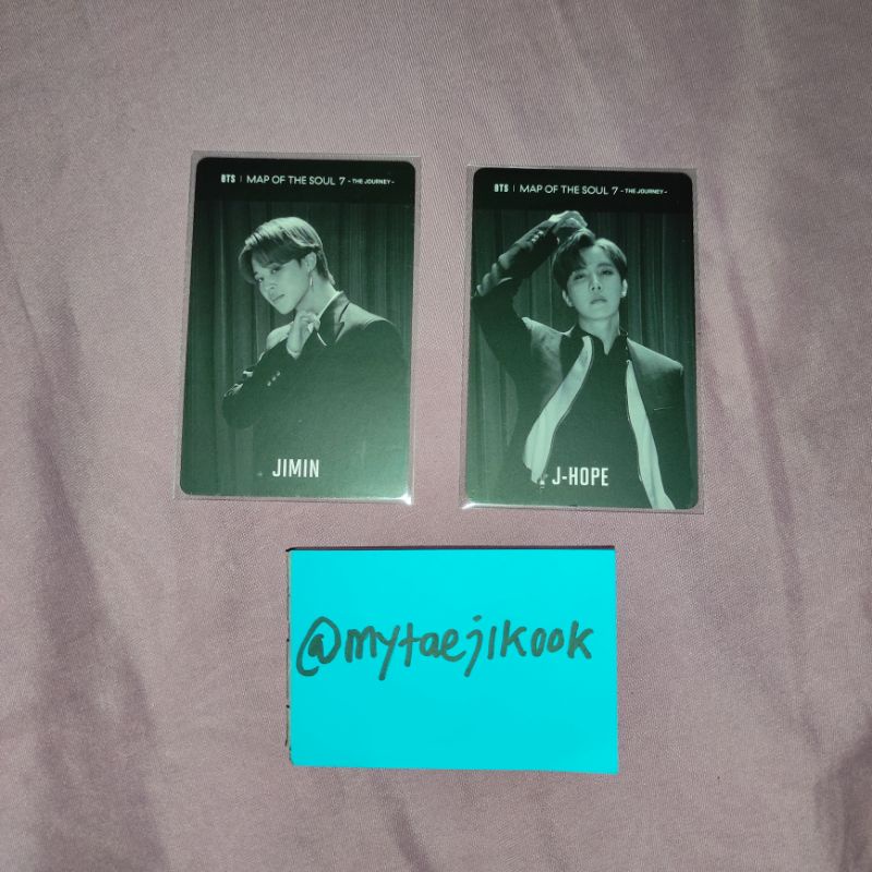 Jual bts the journey weverse pob jimin hoseok photocard pc jhope gift benefit pre order album ...