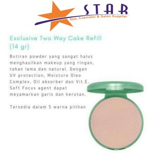 Jual STAR Wardah Refill Exclusive Two Way Cake | Bedak Wardah/Compact ...