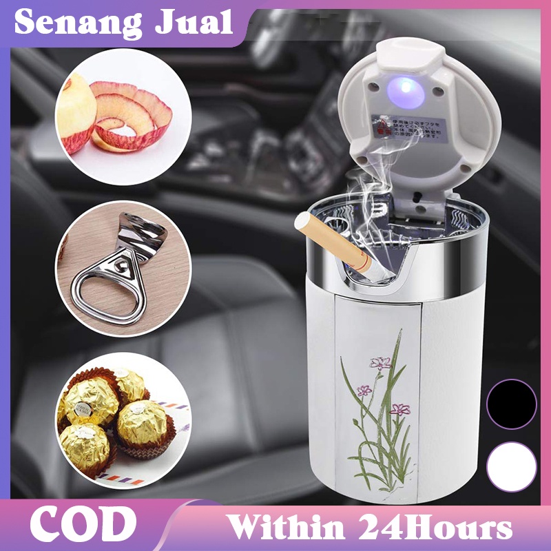 Jual Energi Matahari Asbak Rokok Mobil Asbak Rokok Mobil Portable Led ...