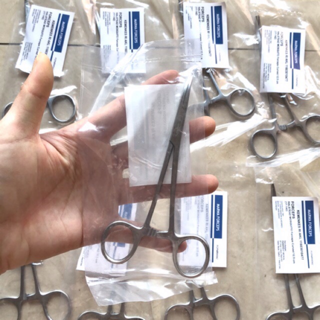 Jual Forceps bengkok 12,5 cm / mosquito bengkok | Shopee Indonesia