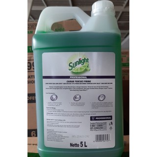 Jual Sunlight lime 4.5lt jerrycan jerigen sabun cuci piring Indonesia ...