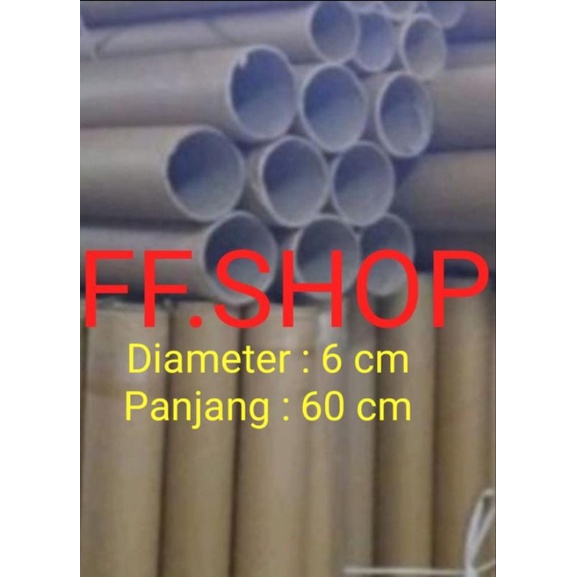 Jual Selongsong/Bobin/Paper Core/Cones 6 x 60cm | Shopee Indonesia