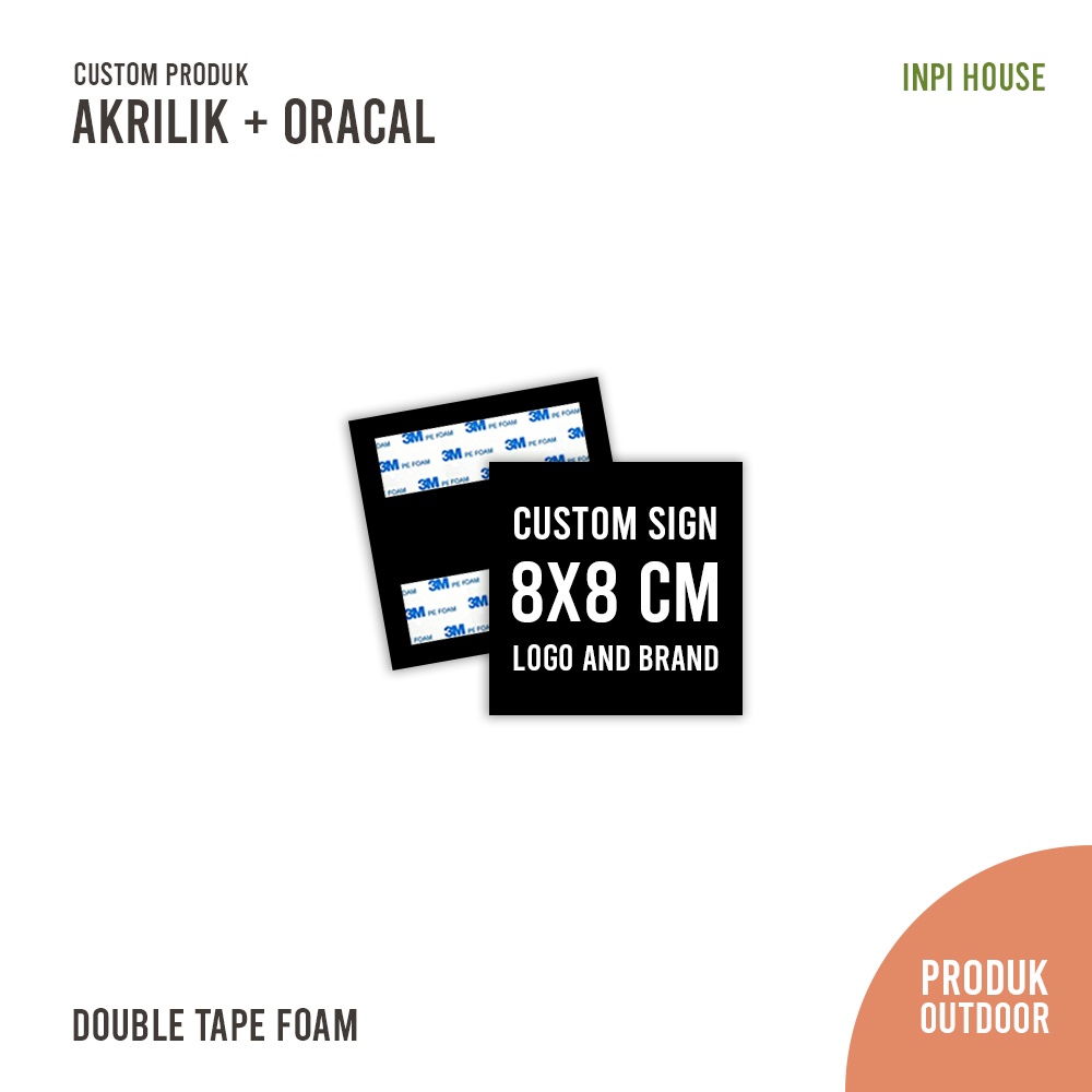 Jual custom akrilik - Custom Design Sendiri - jasa custom logo - nomor ...